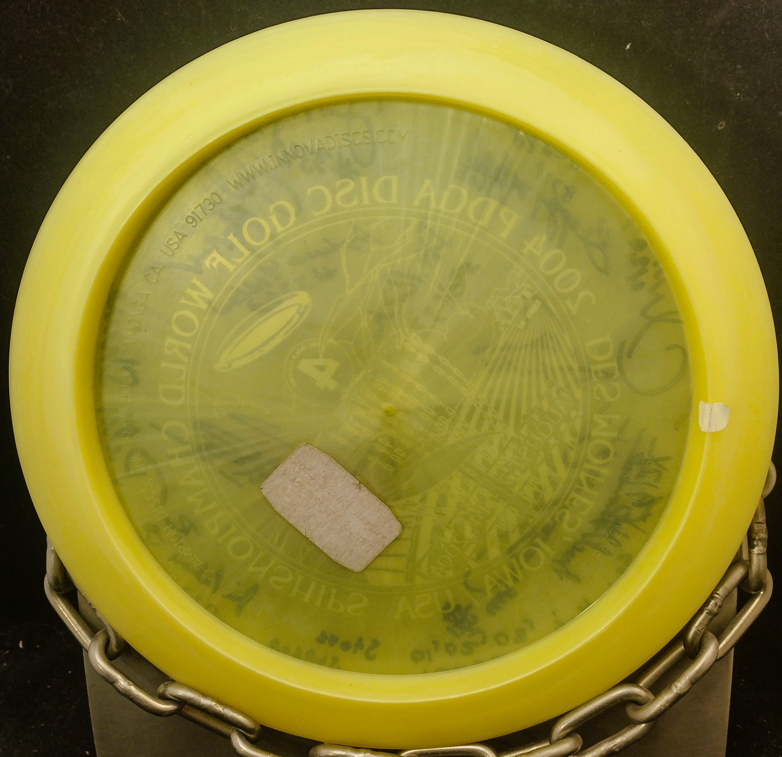 Innova STARFIRE Golf Disc | Champion | 2004 Worlds Autographed - Disc ...