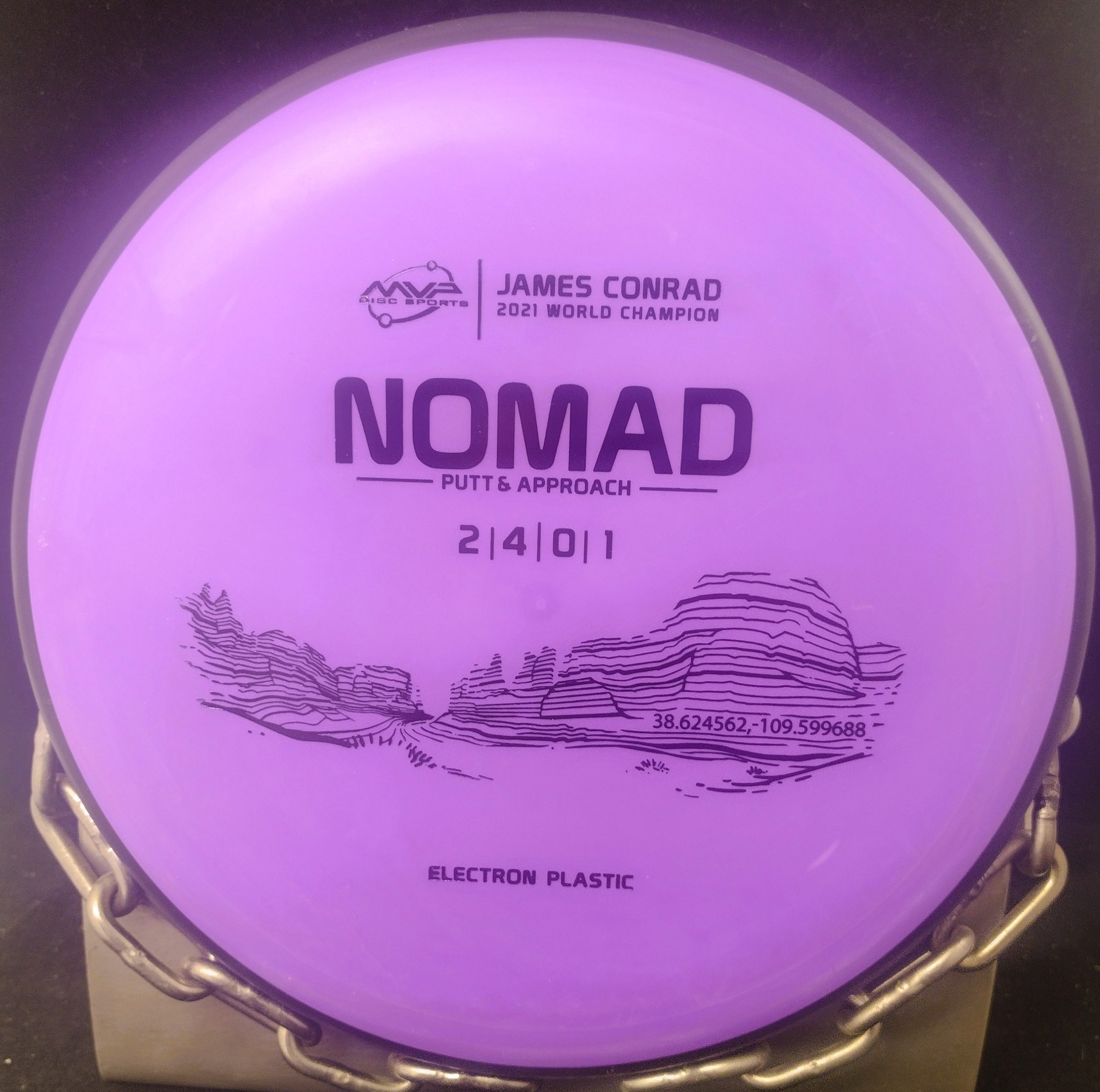 NOMAD Disc Golf Putter | MVP | James Conrad - Disc Golf Fly Mart